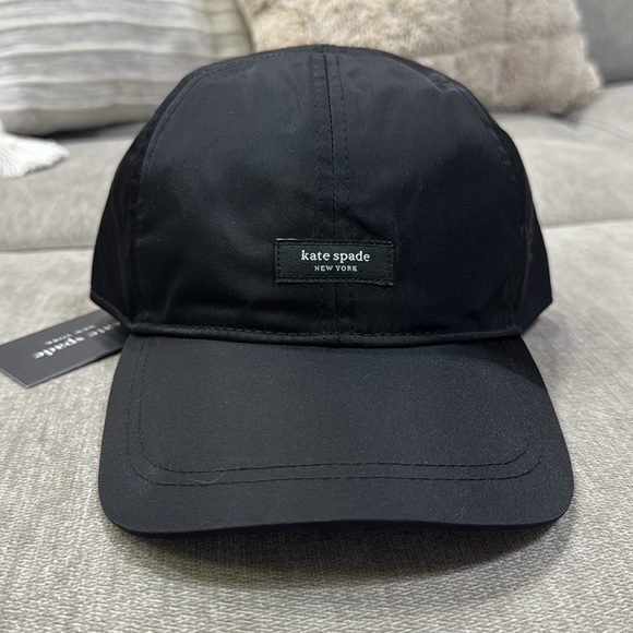 kate spade | Accessories | Nwt Kate Spade Ny Sam Icon Black Baseball ...
